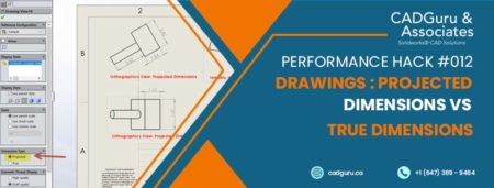 Performance Hack #012 : Drawings : Projected Dimensions Vs True ...